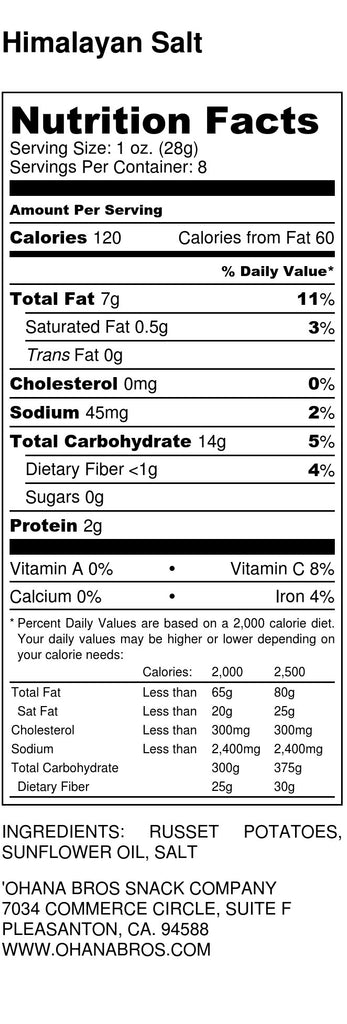 Himalayan Pink Salt – 'Ohana Bros. Snack Company